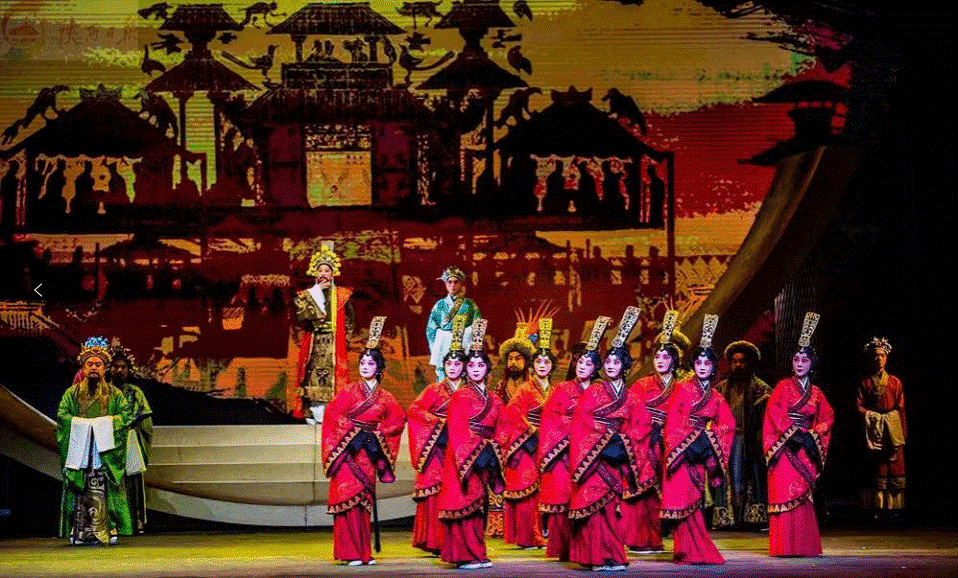 Students of QMES Went to Xi’an Guyi Agency to Watch the Original Qinqiang Opera Zhaojun Departs ...